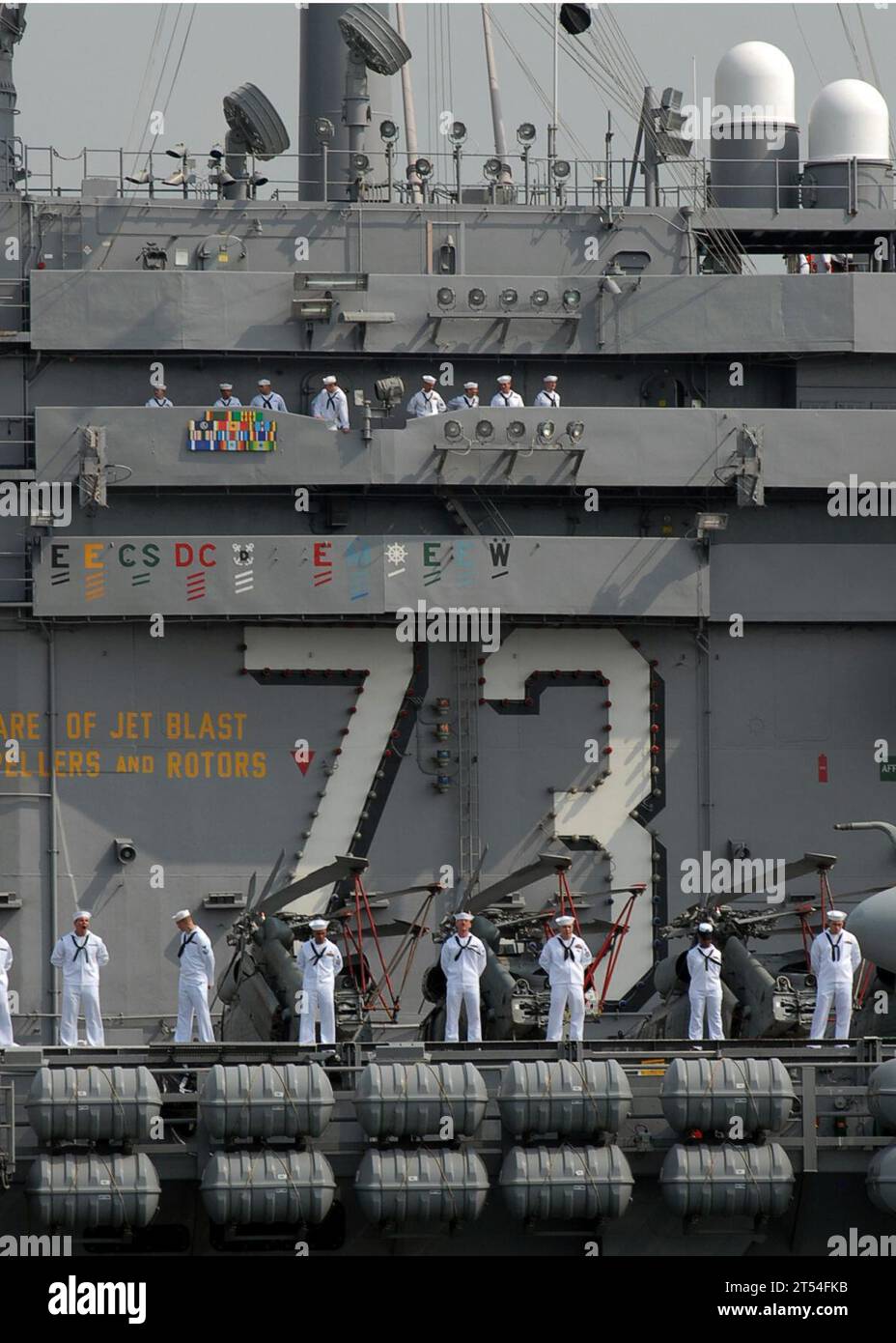 CVN 73, George Washington Arrival, USS George Washington Stock Photo ...