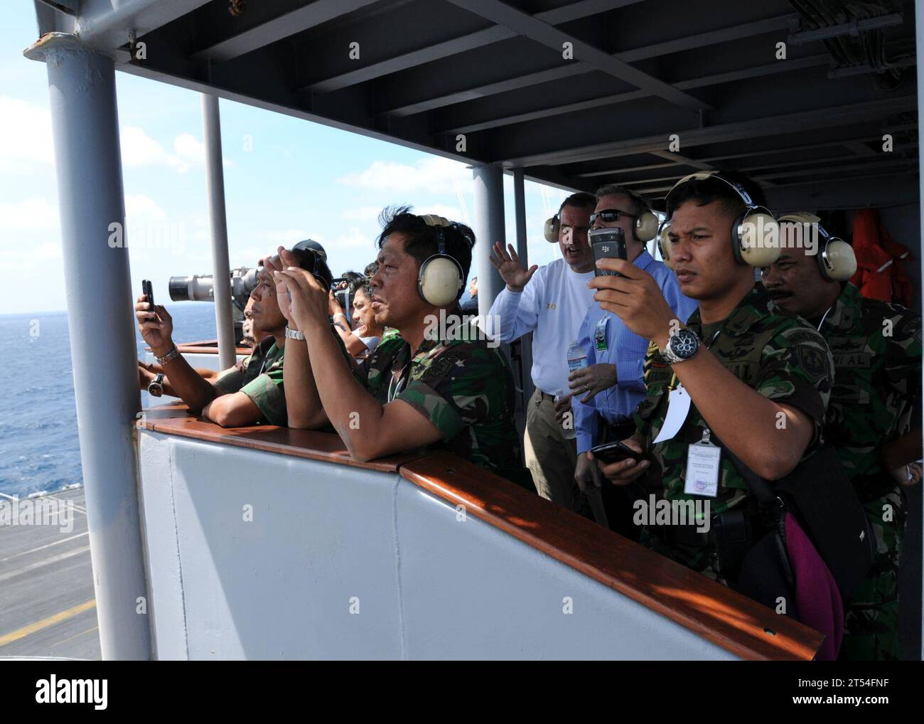 CVN 73, GW, Indian Ocean, indonesian navy, Rear Adm. J.R. Haley, U.S ...