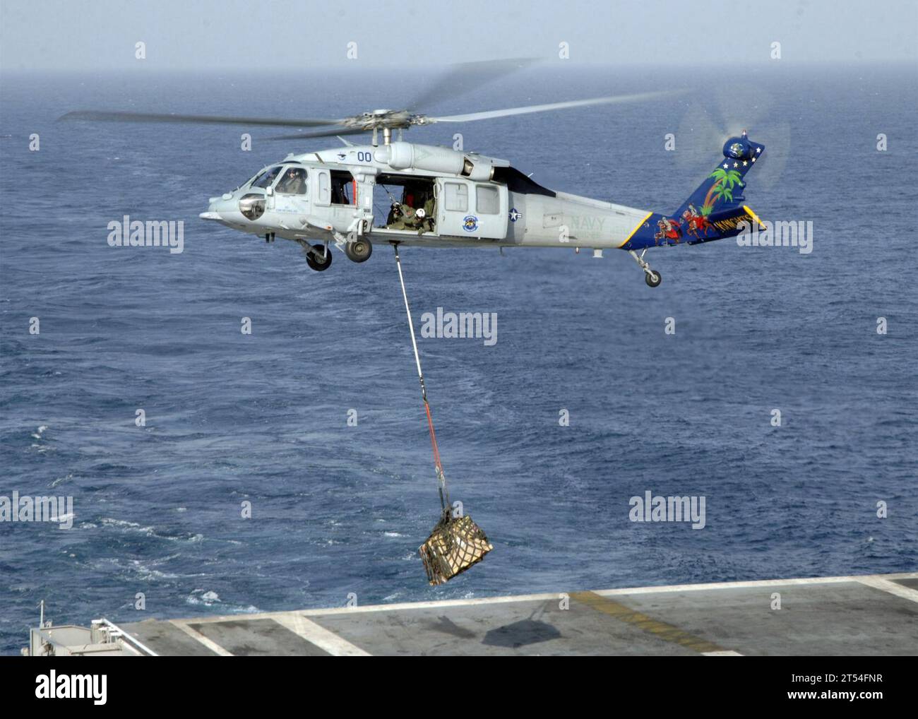 CVN 73, GW, Helicopter Sea Combat Squadron (HSC) 25, Island Knights, MH-60S Sea Hawk helicopter ...