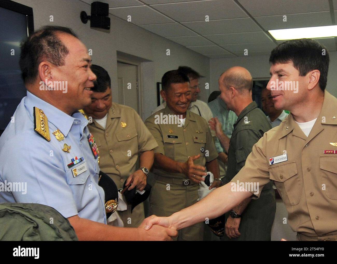 CVN 73, Rear Adm. Kevin Donegan, USS George Washington Stock Photo - Alamy
