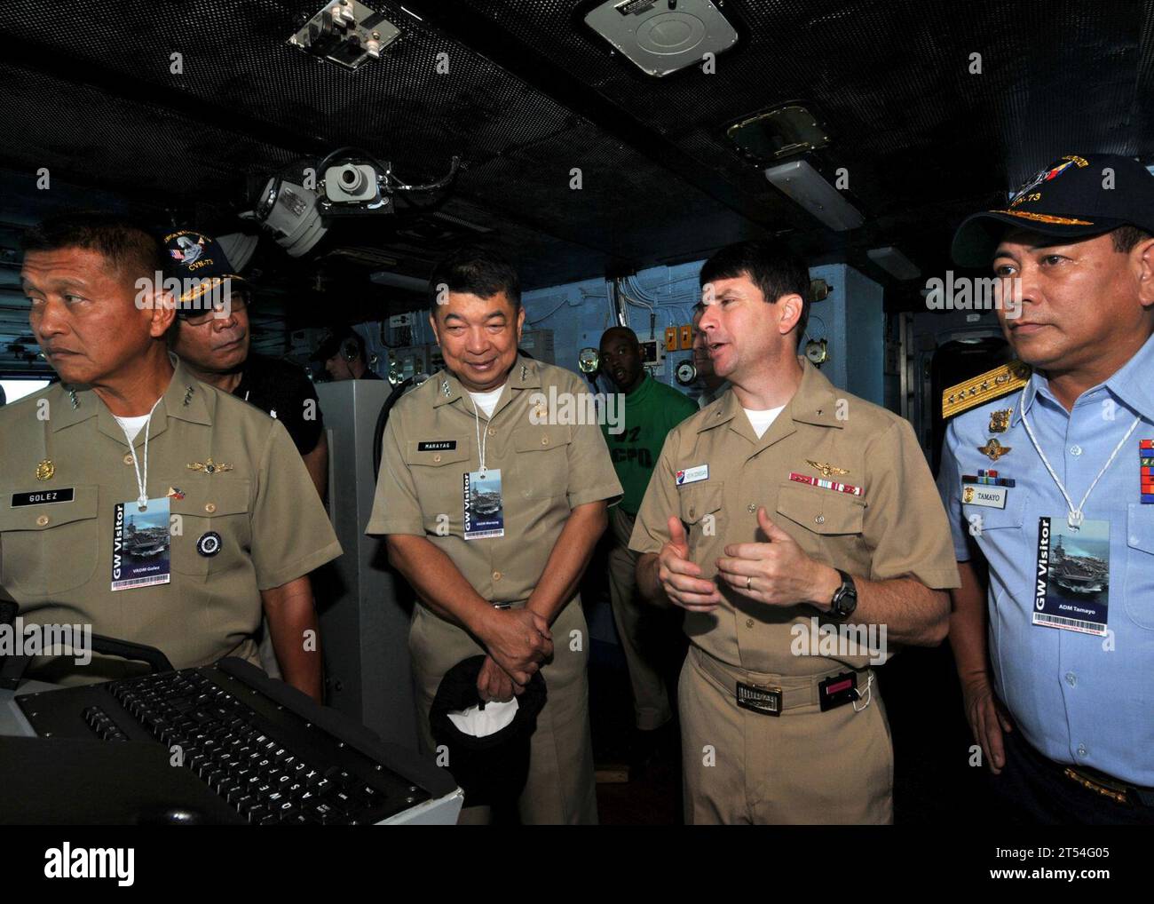 CVN 73, Rear Adm. Kevin Donegan, USS George Washington Stock Photo - Alamy