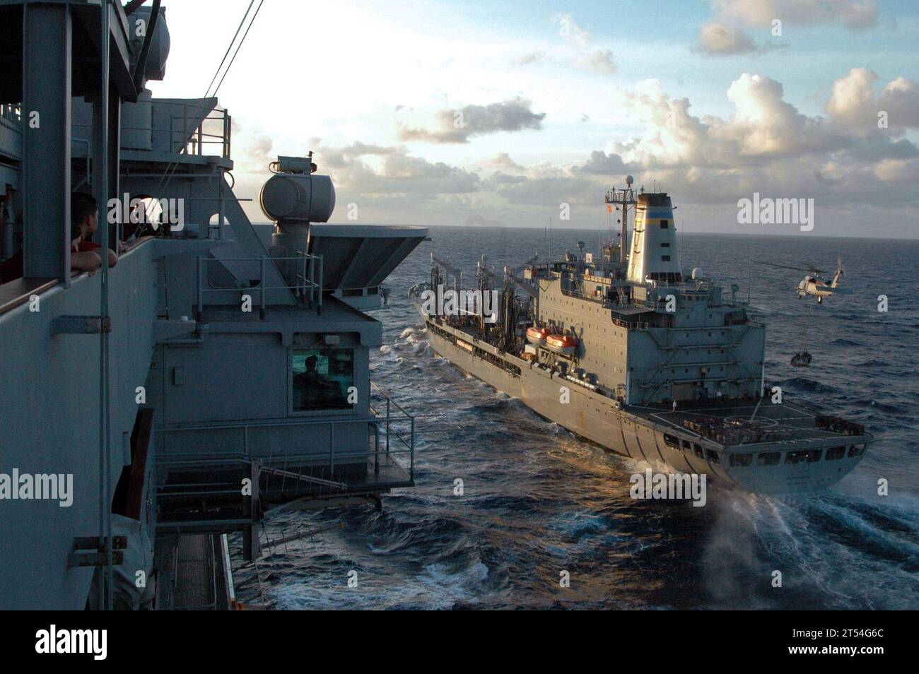 CVN 73; George Washington; Indian Ocean; USNS Rappahannock ...