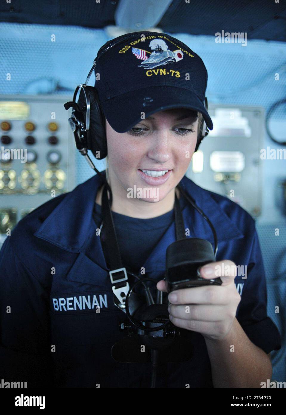 CVN 73; George Washington; Malay Peninsula; Lee Helmsman Stock Photo ...