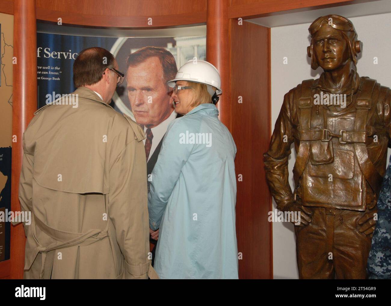 CVN 77, daughter, DV, George H.W. Bush, Gerald R. Ford, keel, laying ...