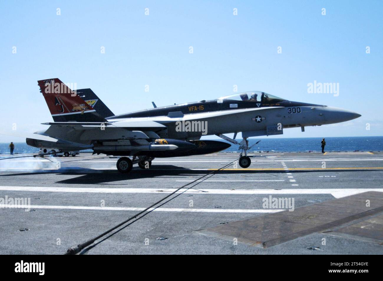 cvn-77, Deployment, fa-18, fighter, flight deck, Jeffery M. Richardson ...