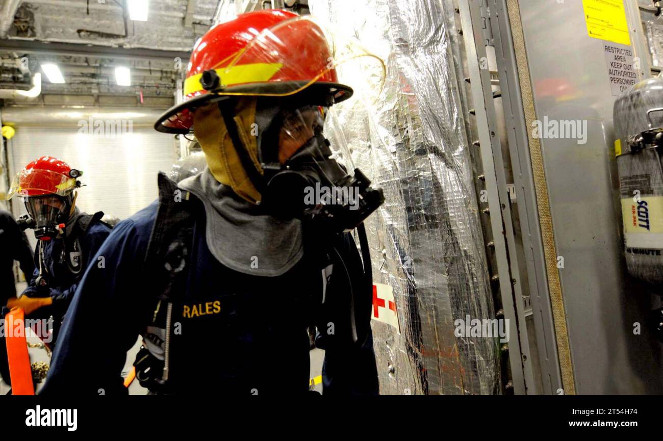 damage control drill, Littoral Combat Ship, Sailors, training, U.S ...