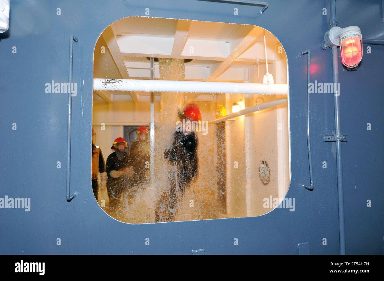 Damage Control A School, egress, flodding, navy, shipboard compartment ...