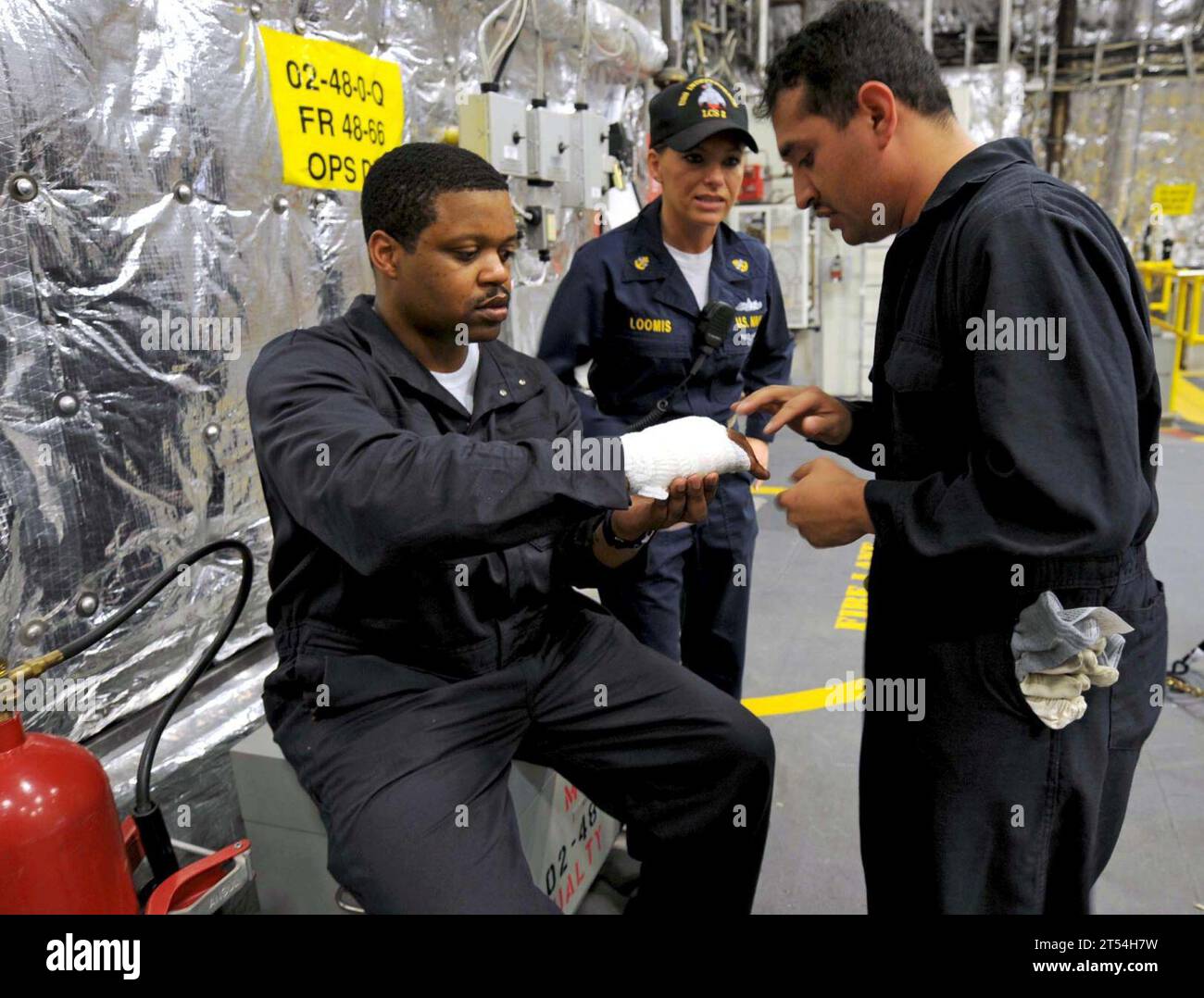 damage control drill, Littoral Combat Ship, Sailors, training, U.S ...