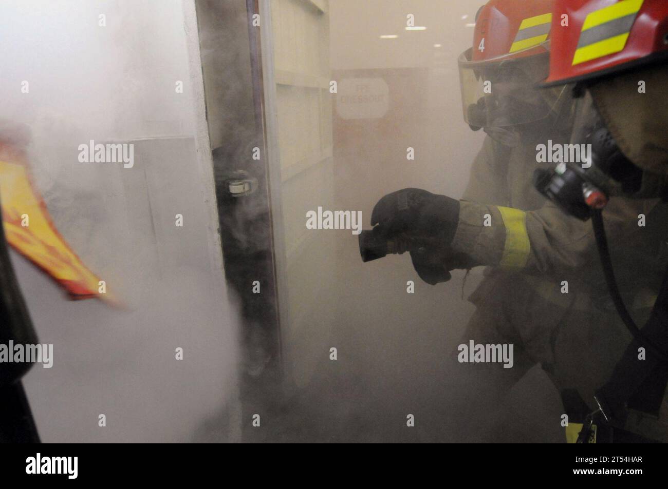 Damage Control, DC, fire, firefighting, training Stock Photo - Alamy