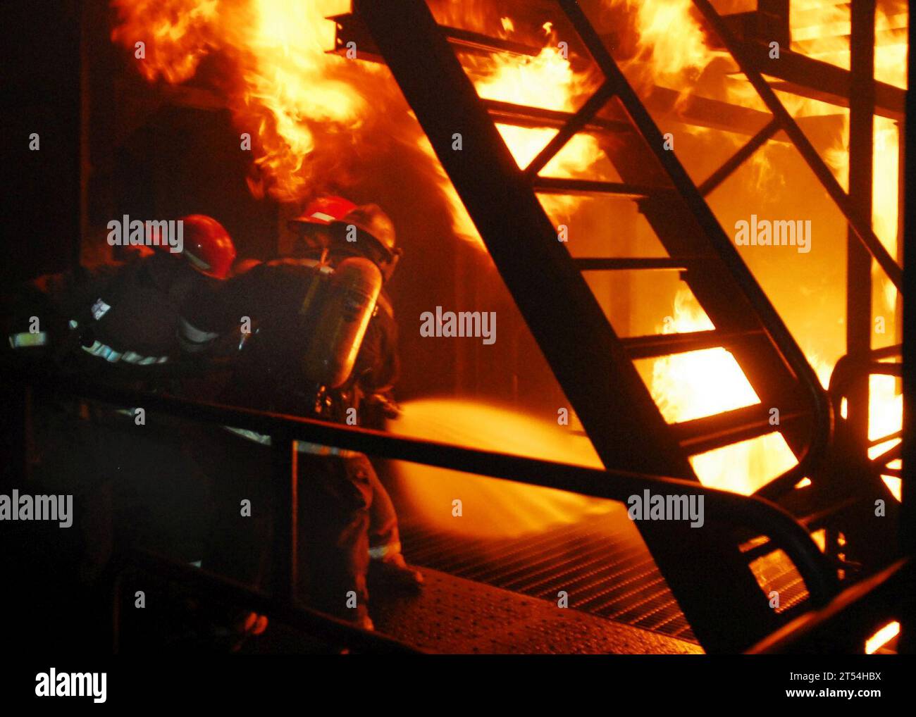 Damage Control, fire, firefighting, firefighting school, flame, Japan ...