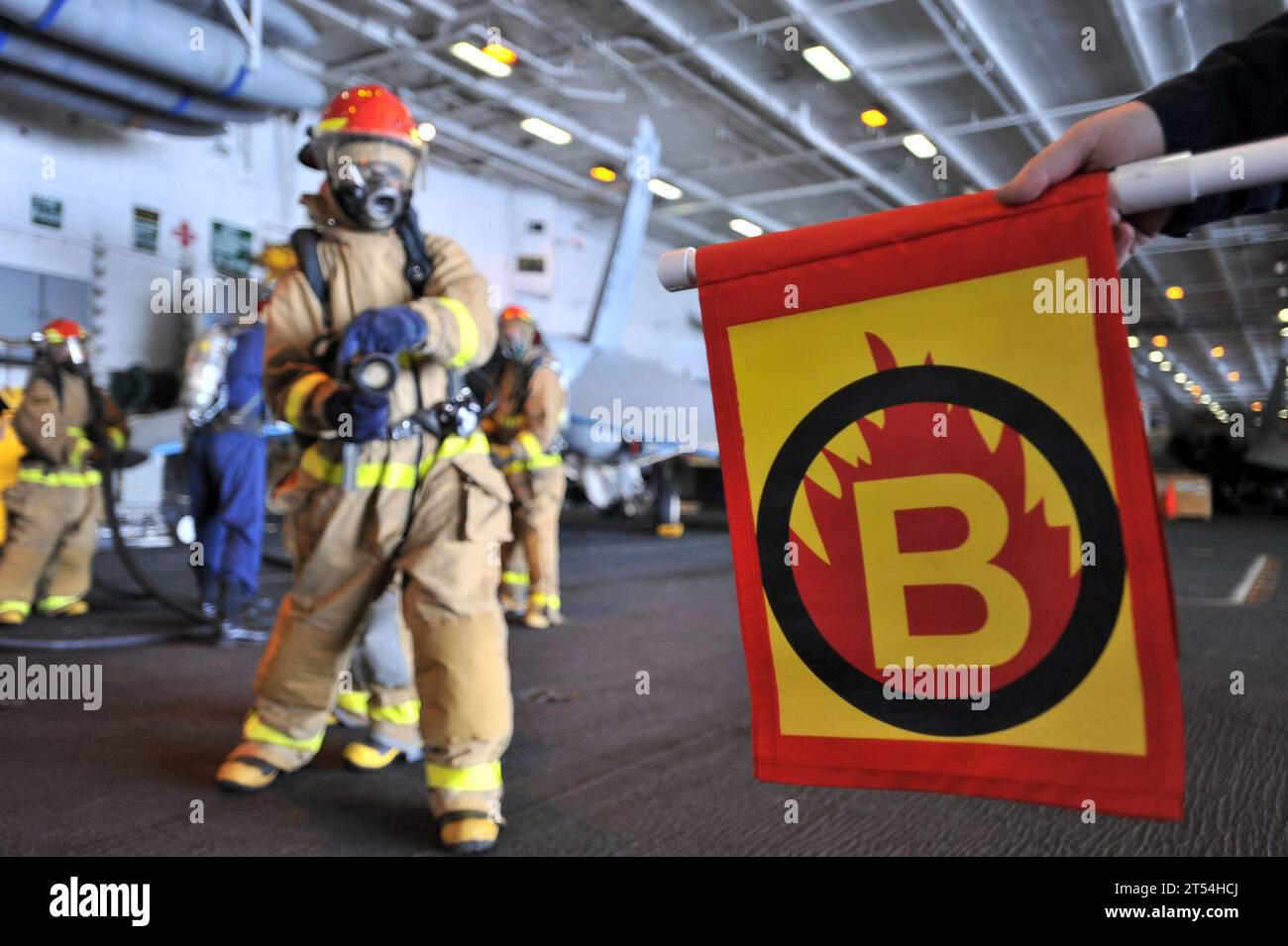 Damage Control, firefighting, Sailors, training, U.S. Navy, USS ...