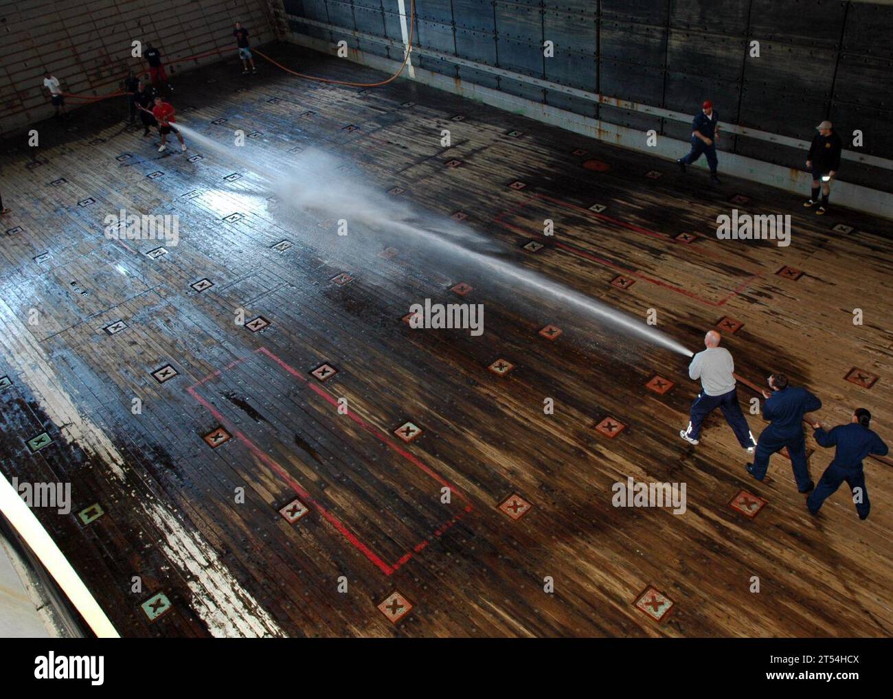 Damage Control, firefighting Stock Photo - Alamy