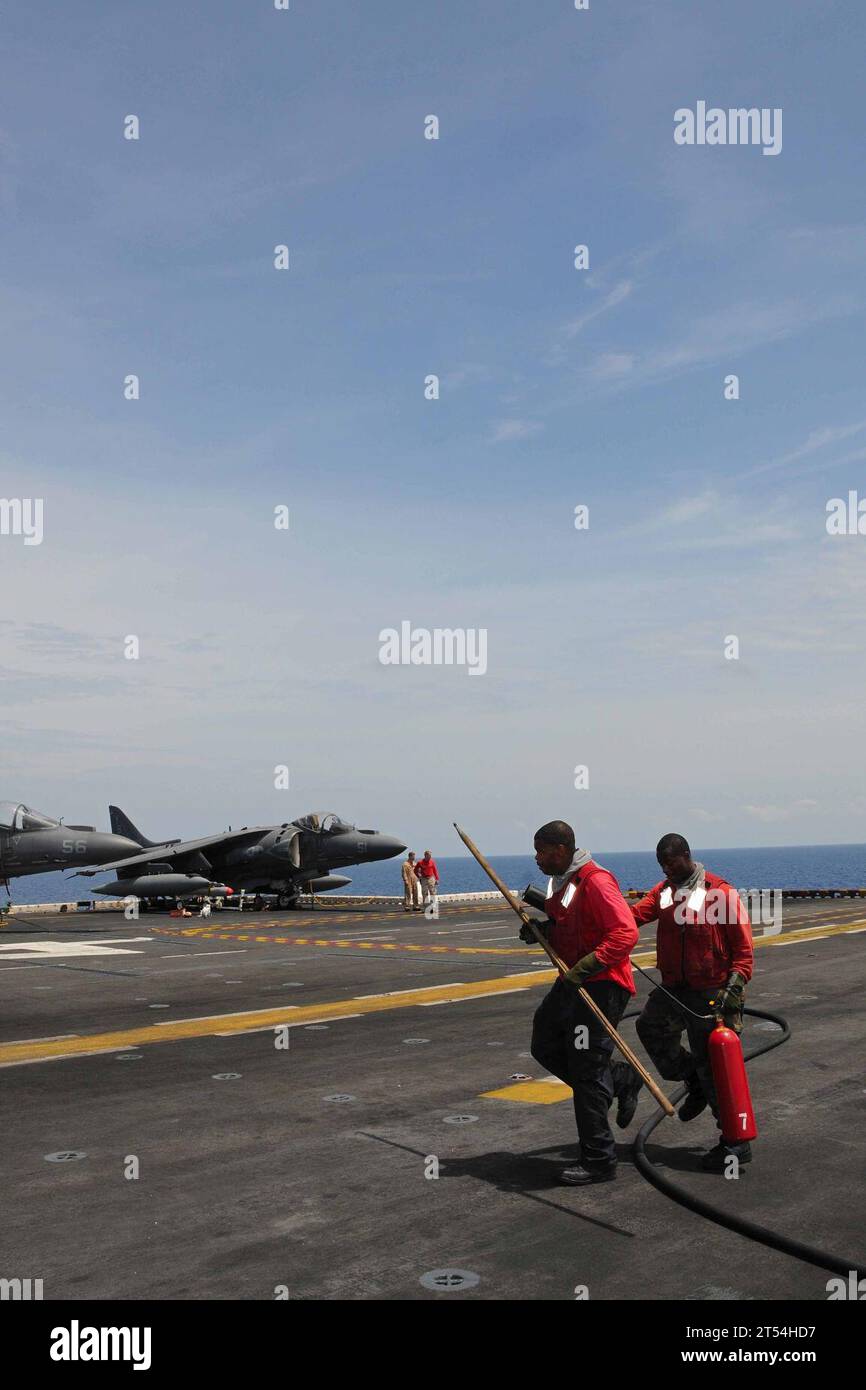 Damage Control, General Quarters, gq, Nassau Amphibious Ready Group ...