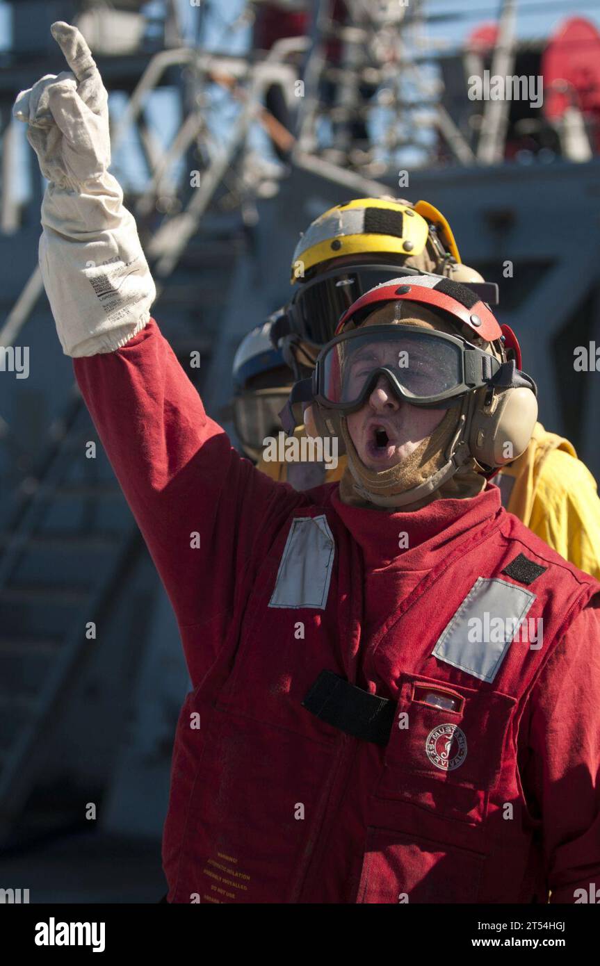 Damage Control, Sailors, smash and crash, training, U.S. Navy, USS ...