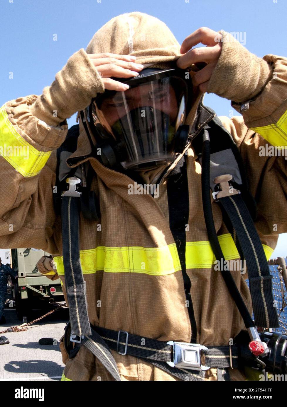 DC Olympics, Sailors, SCBA, training, U.S. Navy, USS Whidbey Island ...