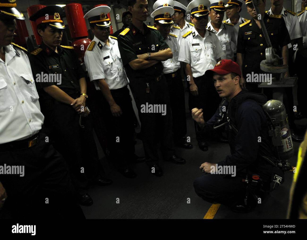 dca, Deligation of Naval Zone 3, Foreign military, navy, people, tour, training, U.S. 7th Fleet ...