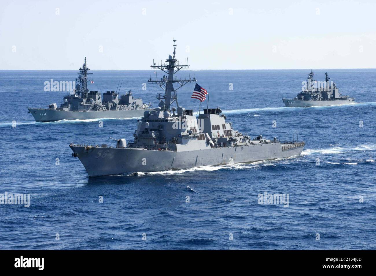 DDG 56, destroyer, formation, JMSDF, keen sword, McCain Stock Photo - Alamy