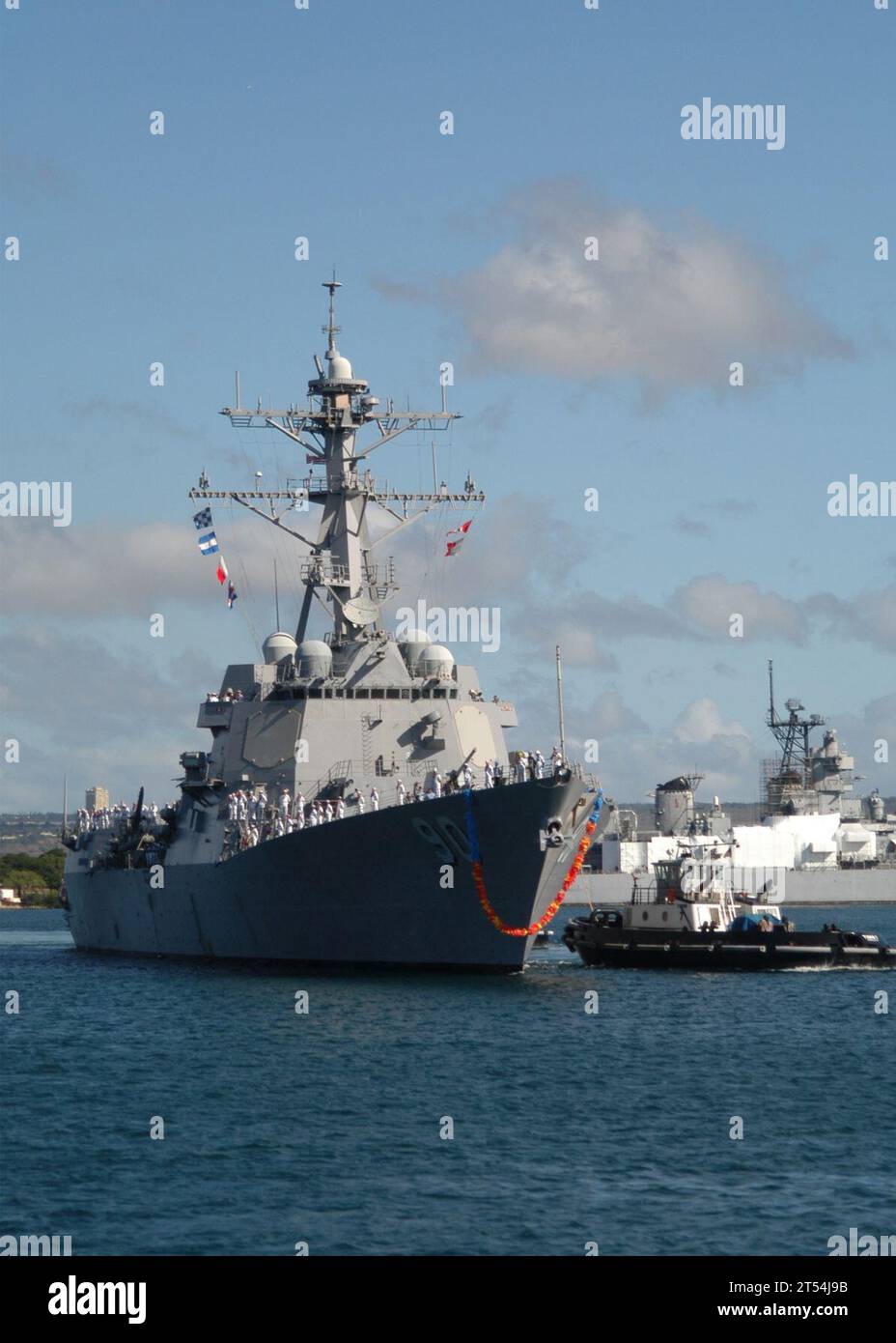 ddg 90, Homecoming, Pearl Harbor, USS CHAFEE Stock Photo - Alamy