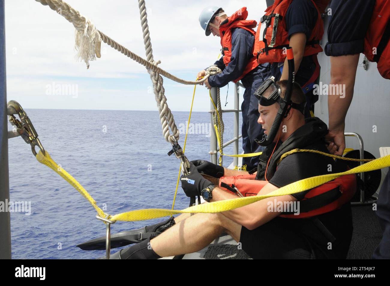 deck department, USS Blue Ridge Stock Photo - Alamy