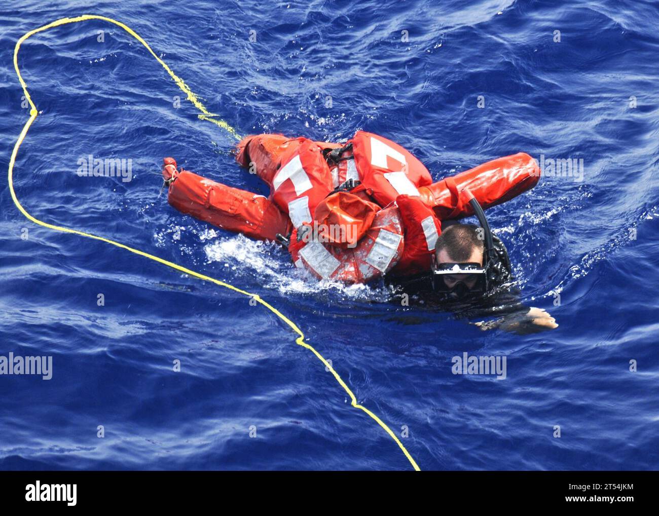 deck division, Man Overboard drill, SAR, training, U.S. Navy, USS Anzio ...