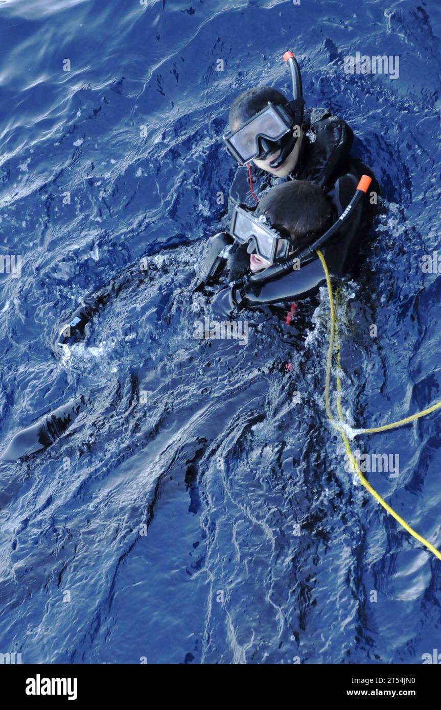 Us navy man overboard drill hi-res stock photography and images - Alamy
