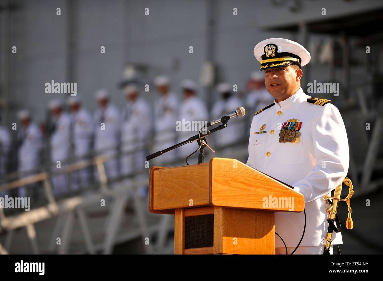 decommisioning, Gary Granger Jr., Naval Station Mayport, USS Doyle (FFG 39 Stock Photo - Alamy