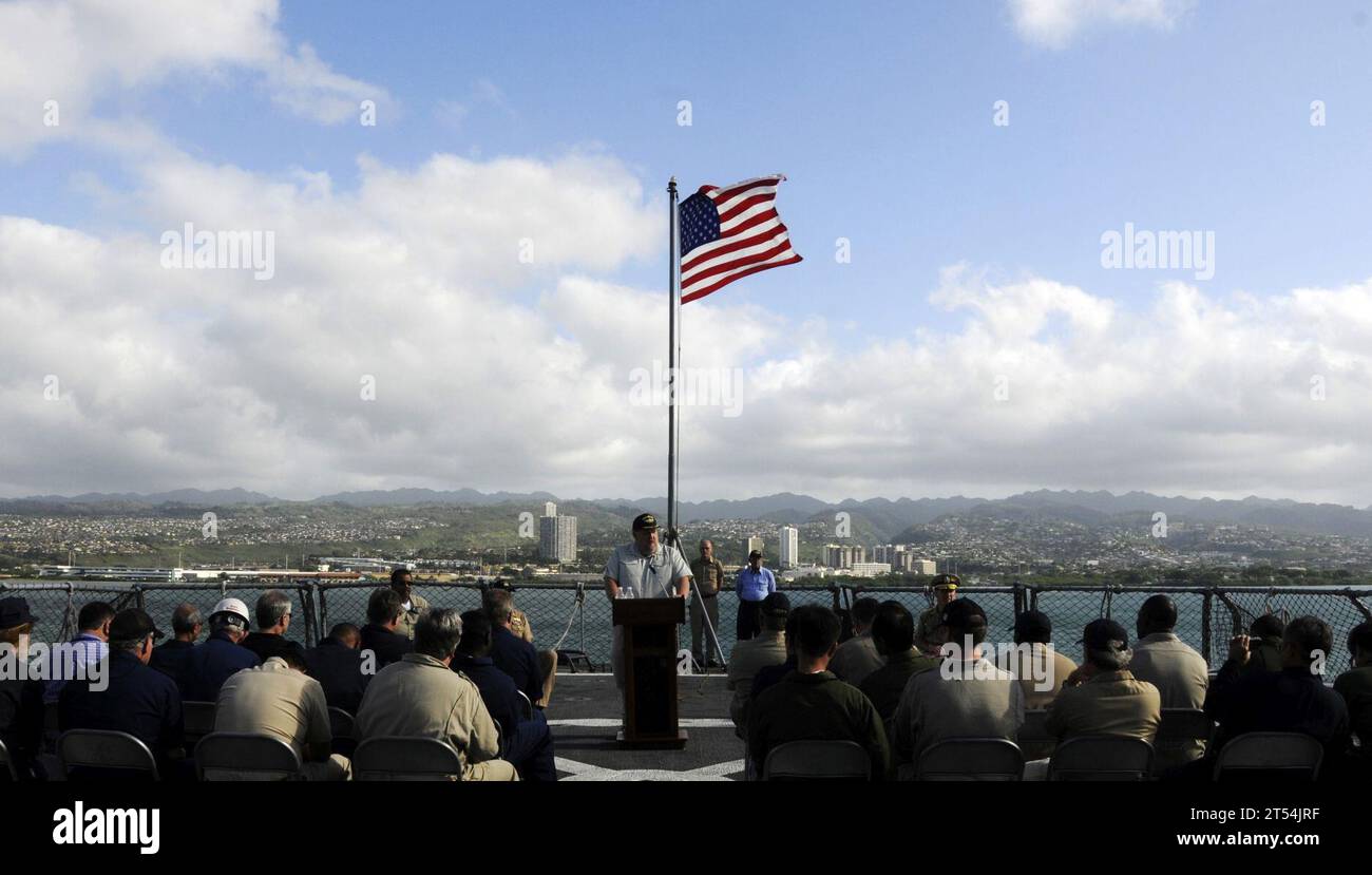 decommissioning ceremony, HAWAII, master captain, Military Sealift ...