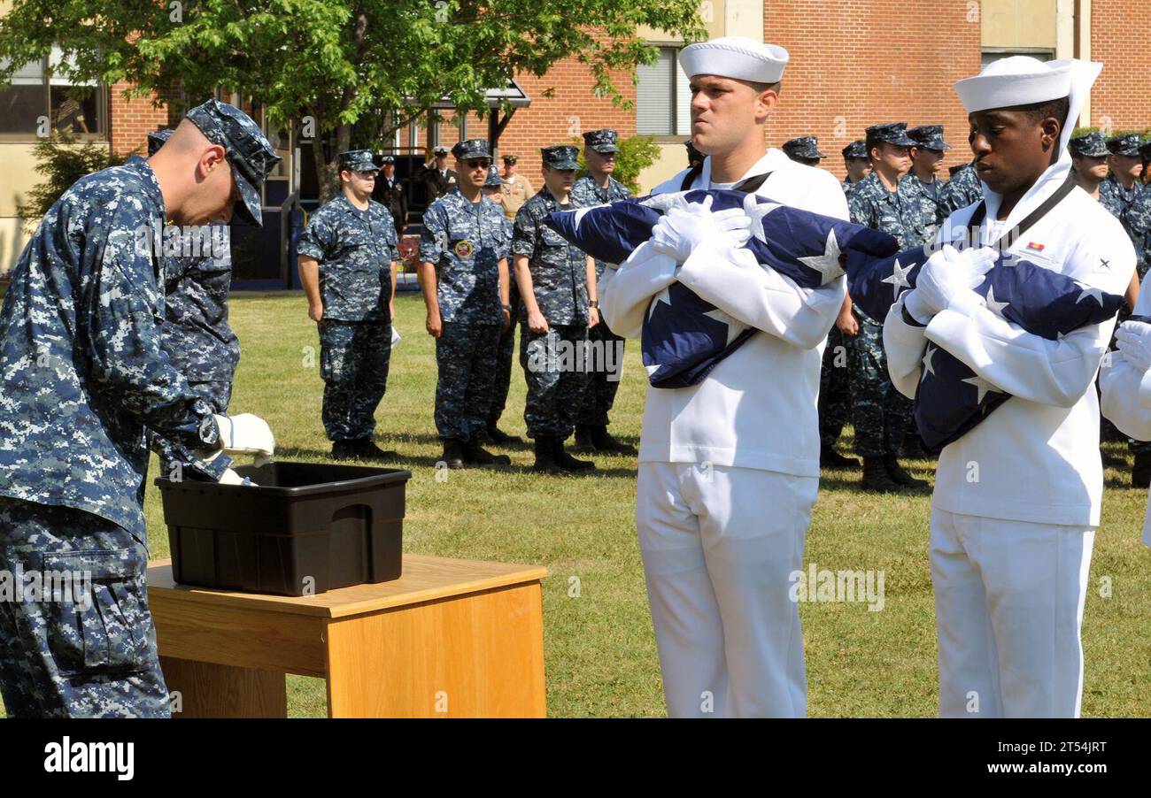 decommissioning ceremony, Flag Day, Fort George G. Meade, Md., NIOC ...