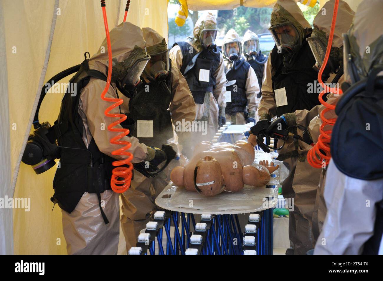 decontamination team, Japan, simulated patient, u.s. naval hospital ...