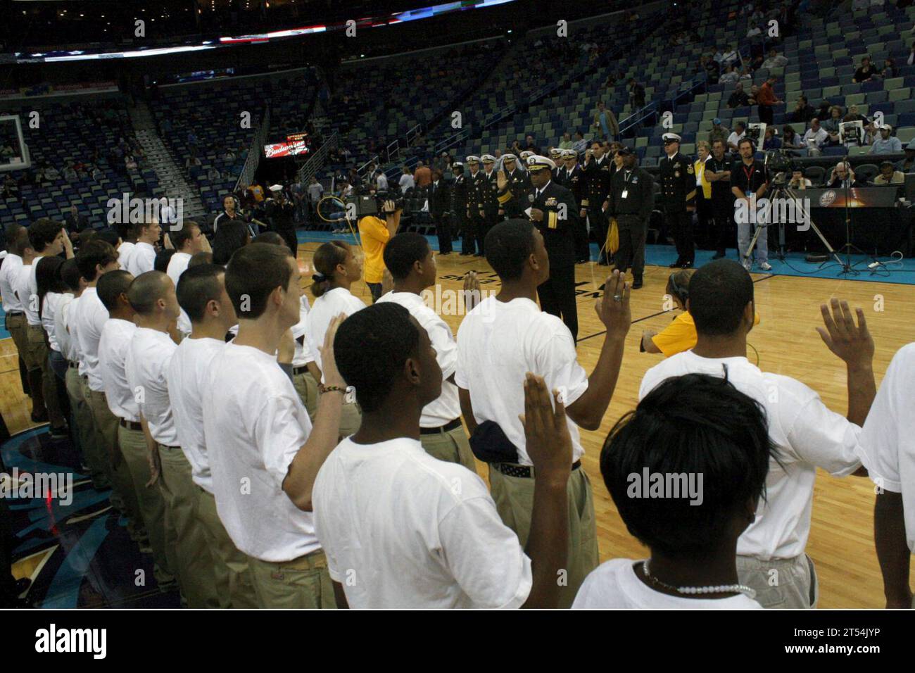 delayed entry program, New Orleans Hornets game, New Orleans Navy Week ...