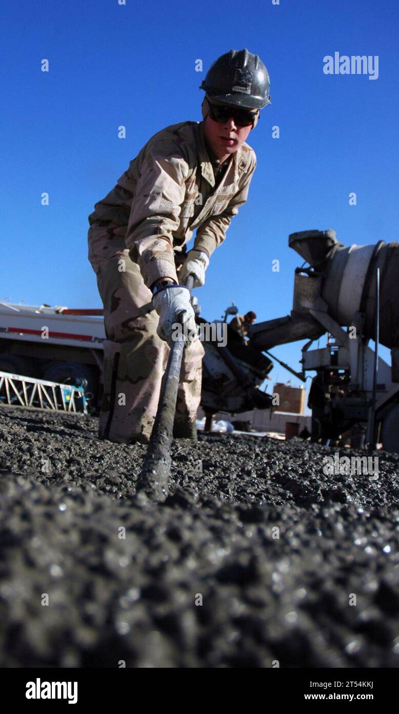 Deployment, dirt sailors, First Naval Construction Division, Iraq ...