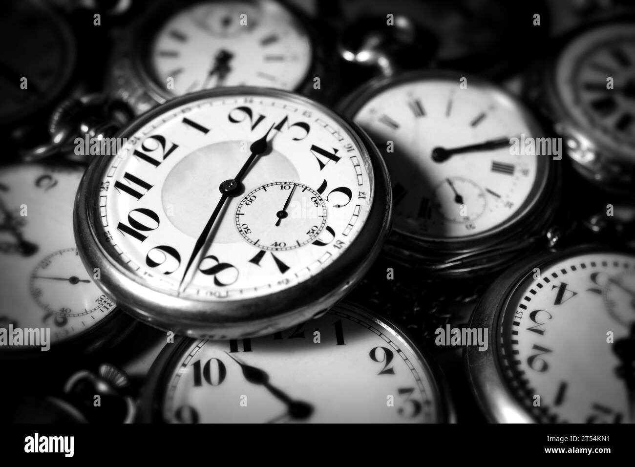 Analog pocket watch Black and White Stock Photos & Images - Alamy