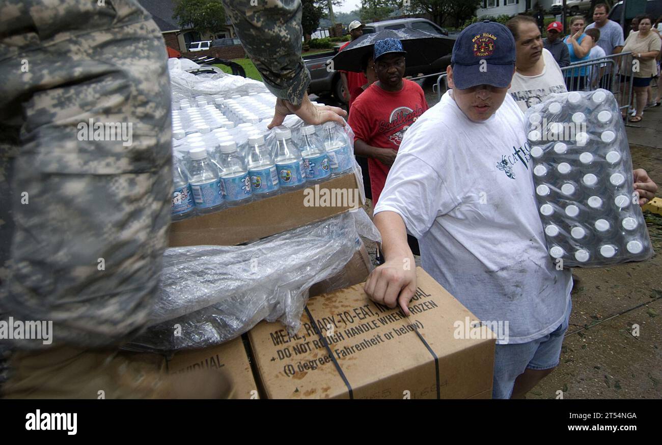disaster, Flood, Human Relief, Hurricane Gustav, Louisiana Stock Photo ...