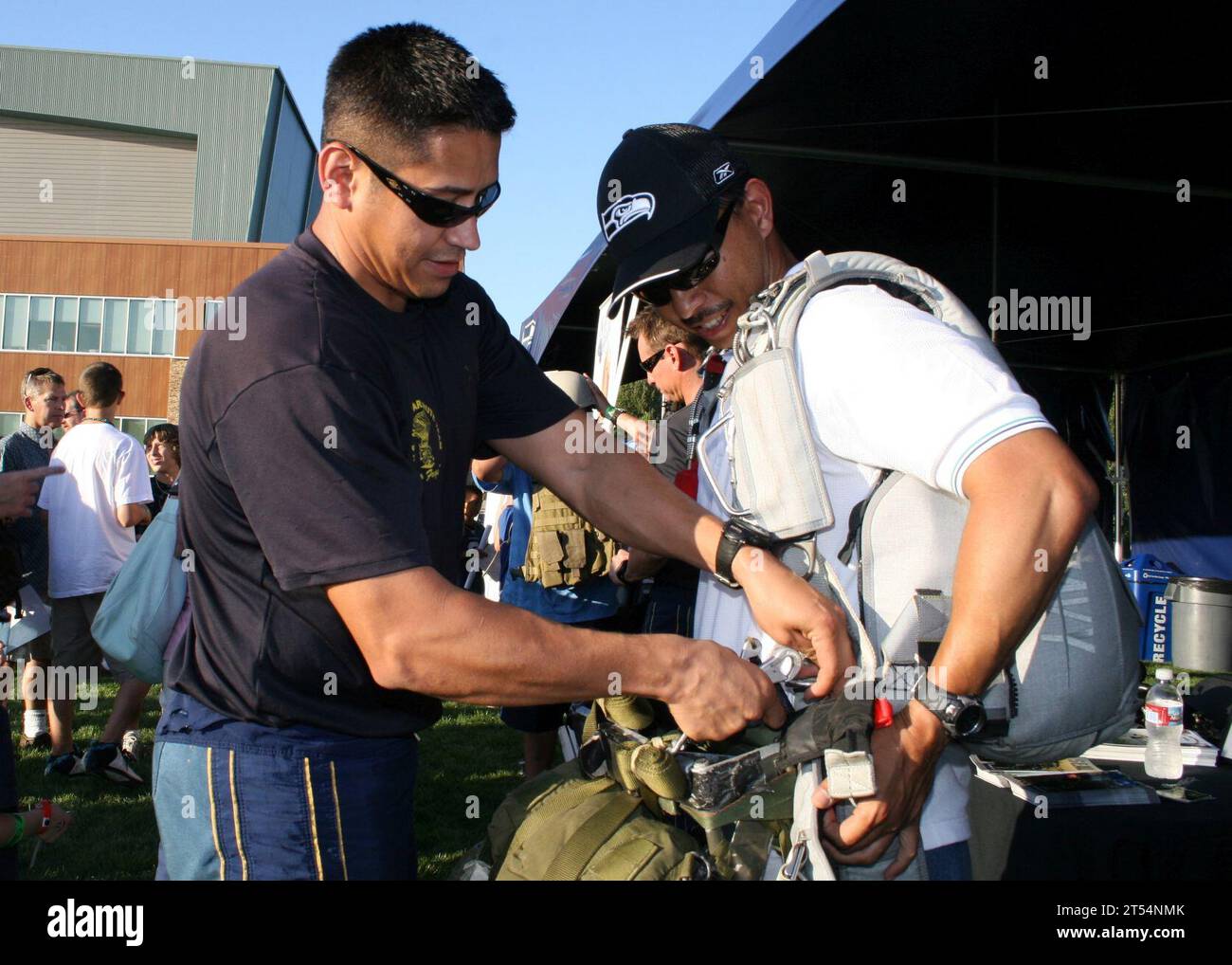 display, Leap Frogs, Navy SEAL, Parachute, Parachute Rigger, Seattle, Seattle Seahawks Training ...