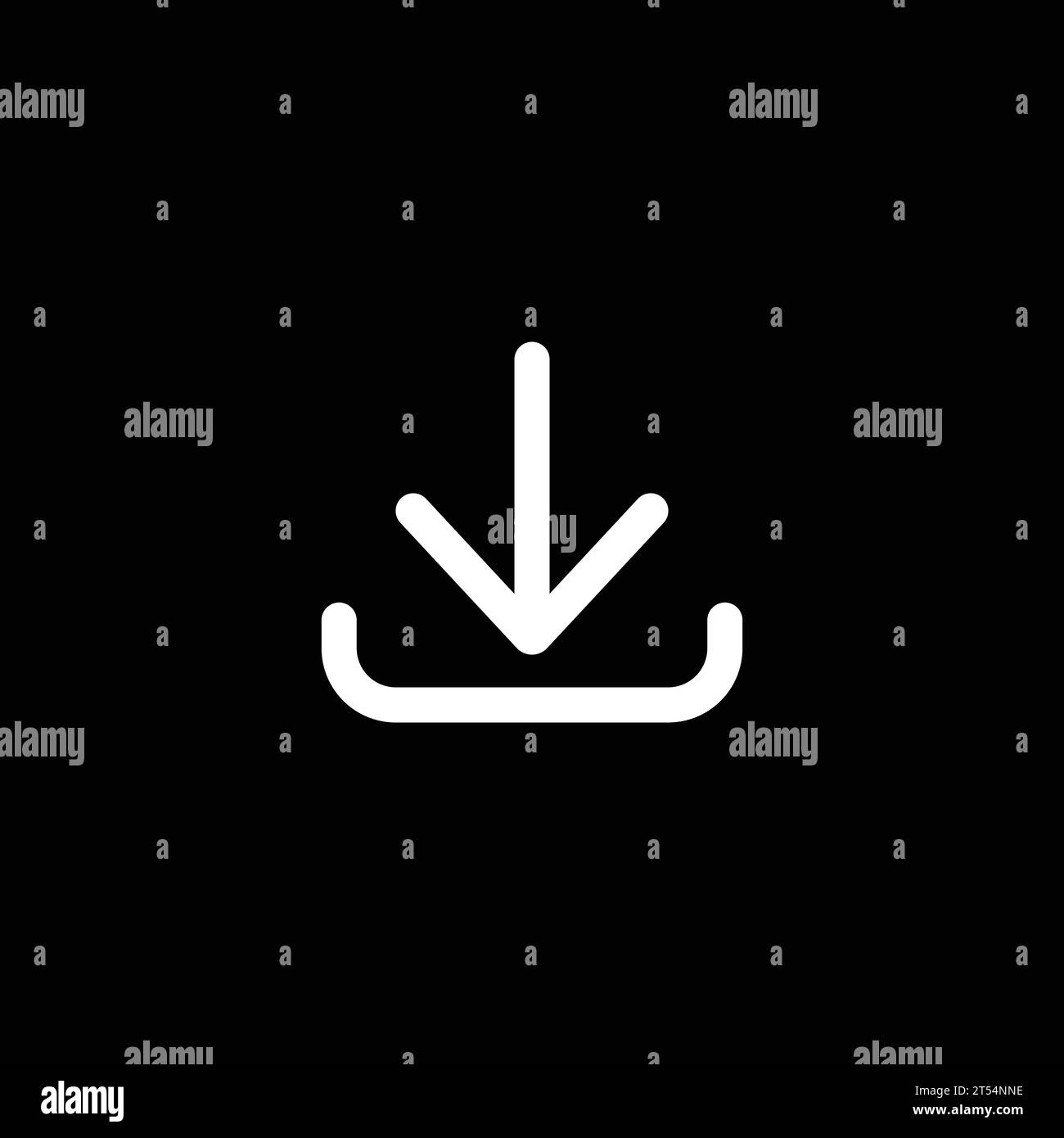 Eps10 white downloading line art abstract Vector Image Stock Vector ...