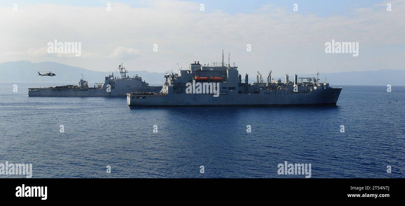 Dock Landing Ship, dry cargo/ammunition ship, Military Sealift Command ...