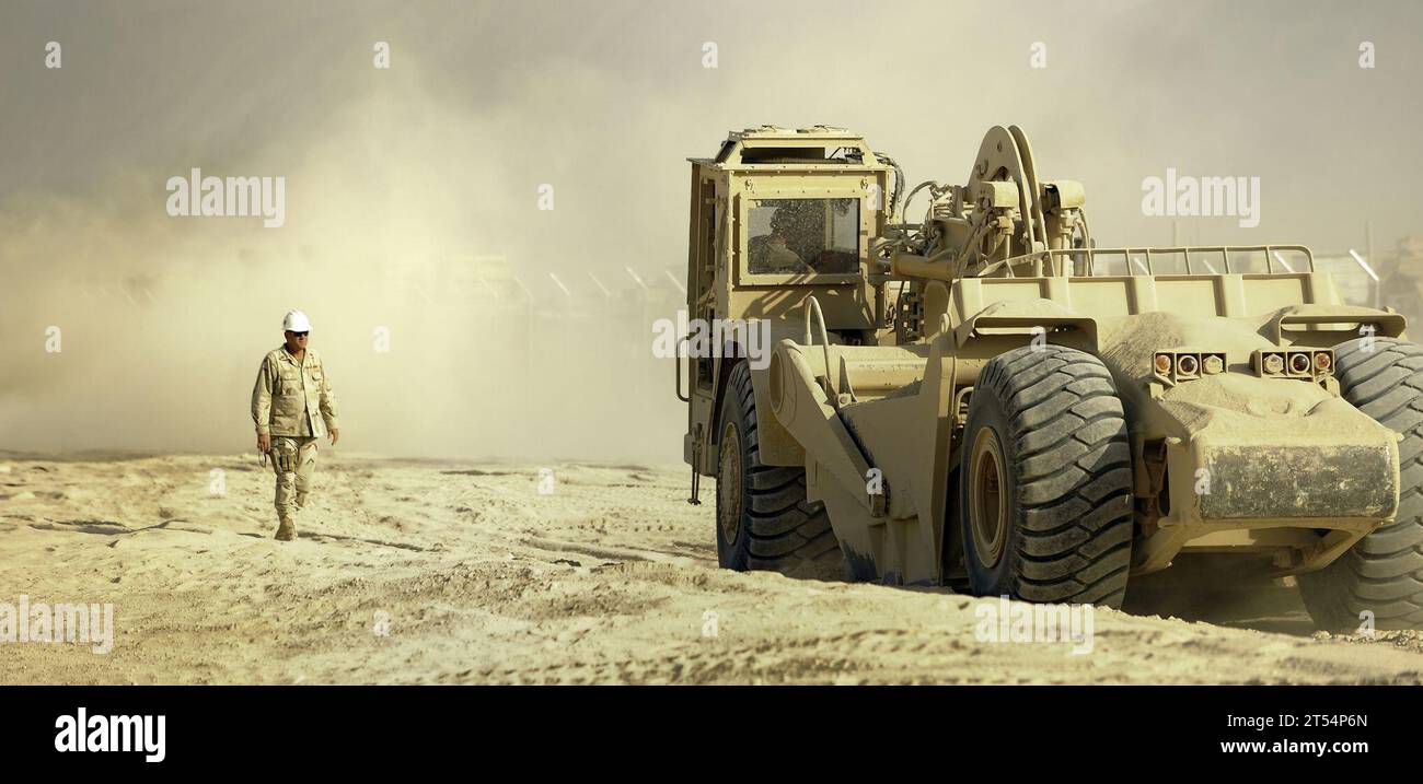 dozer, Naval Mobile Construction Battalion, NMCB 40, Sailor, SEABEES, U ...