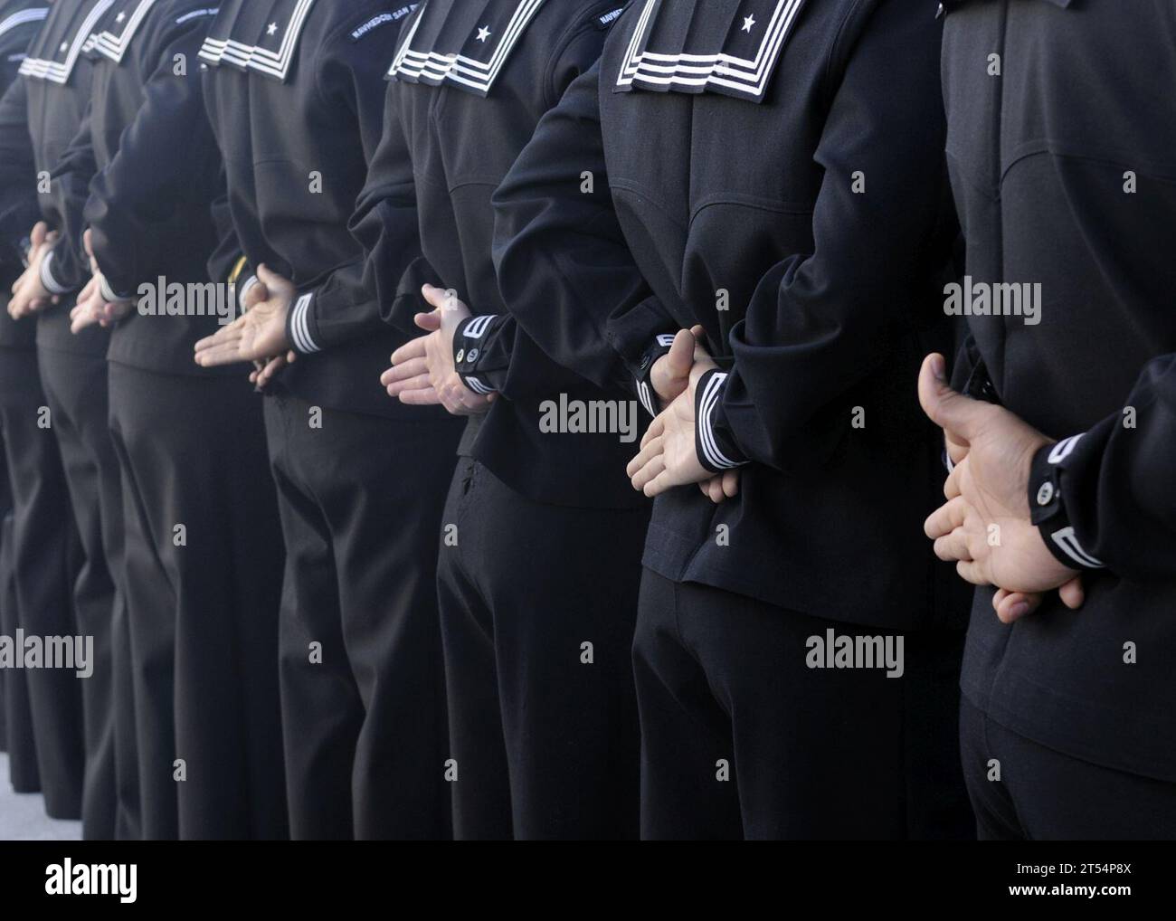 dress blue, hands, Sailor, U.S. Navy, uniform inspection Stock Photo ...