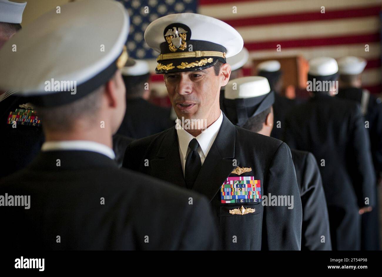 Dress blues inspection hi-res stock photography and images - Alamy