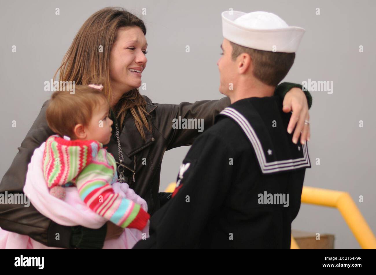 dress blues, family, Homecoming, navy, people, U.S. Navy, USS Fort ...