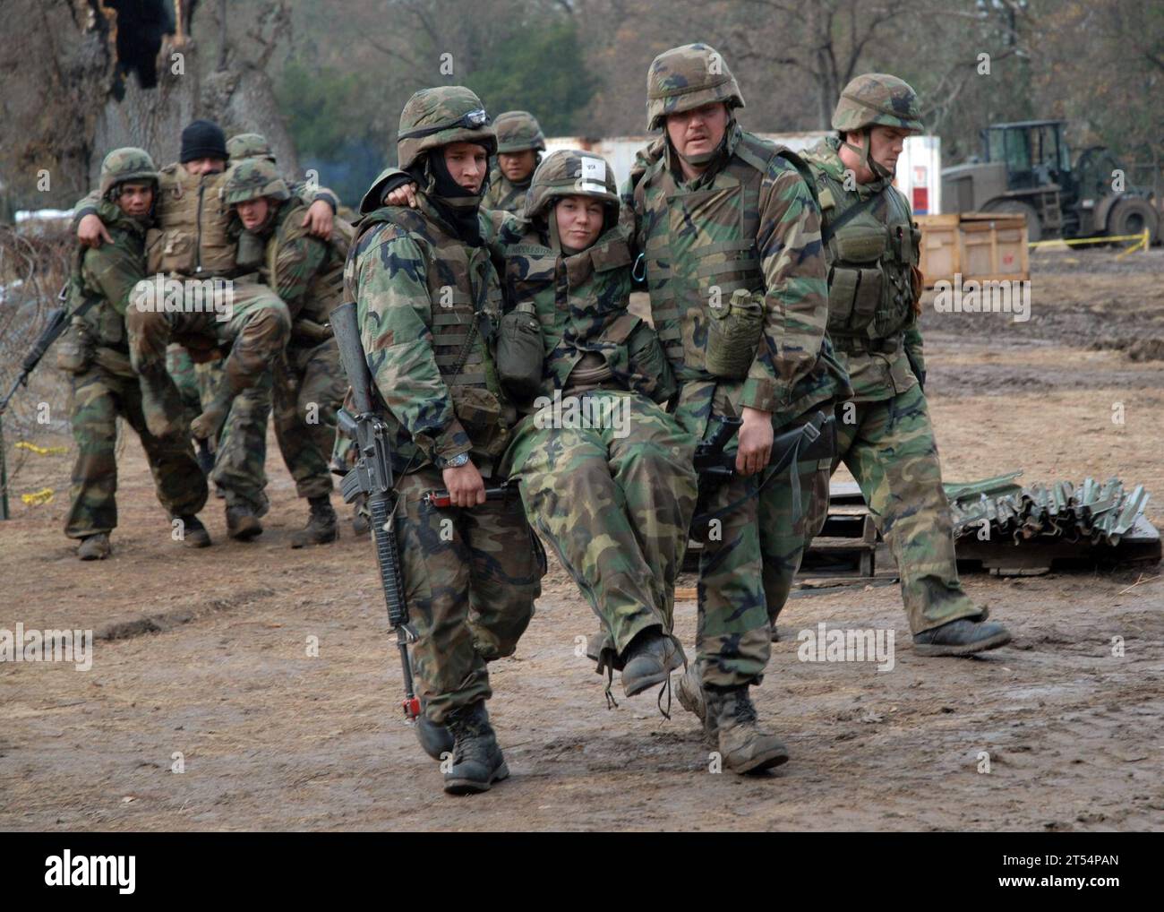 Drill, exercise, naval mobile construction battalion four, nmcb-4 ...
