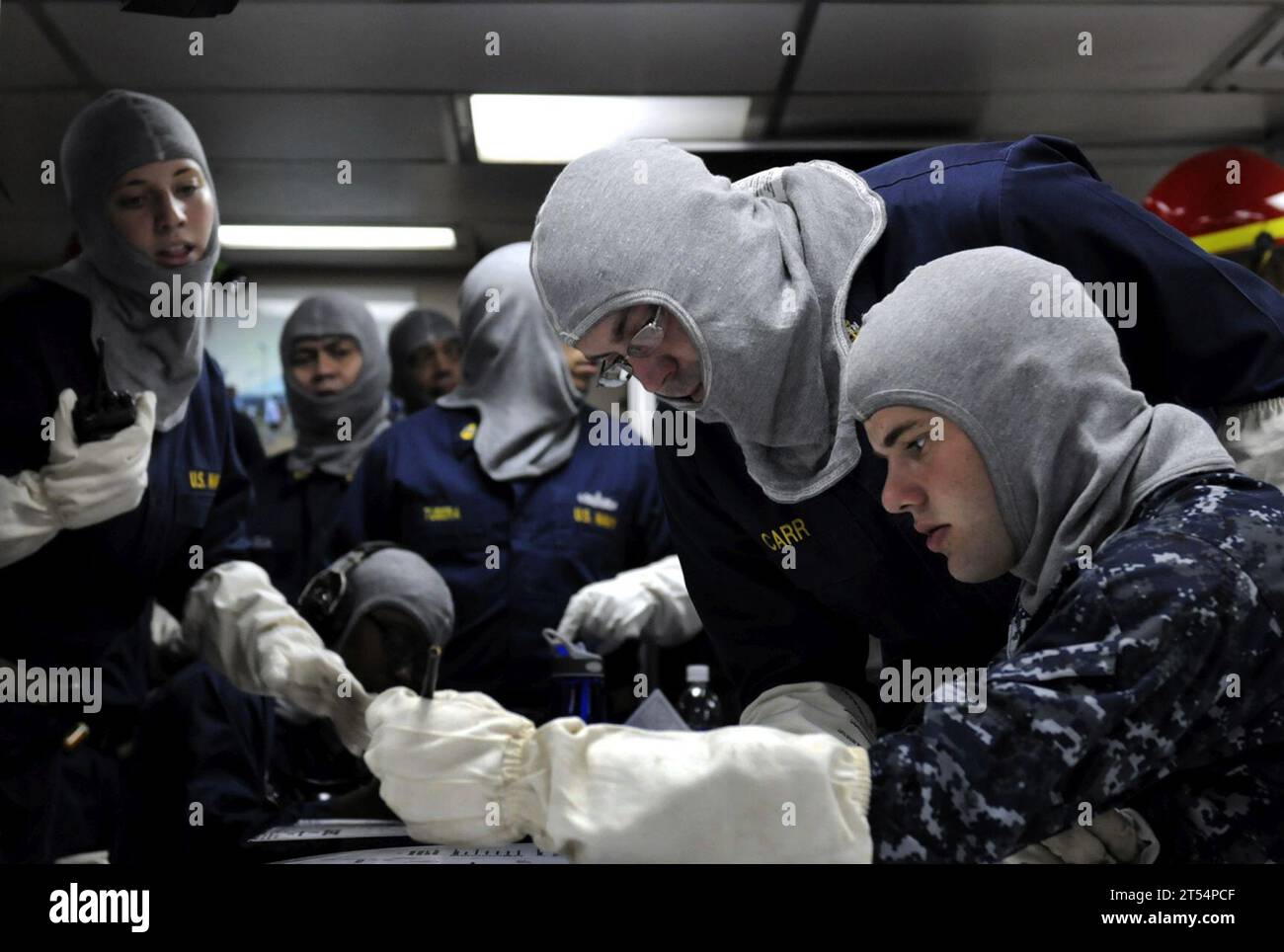 Drill, general quarters drill, navy, people, training, U.S. Navy, USS ...