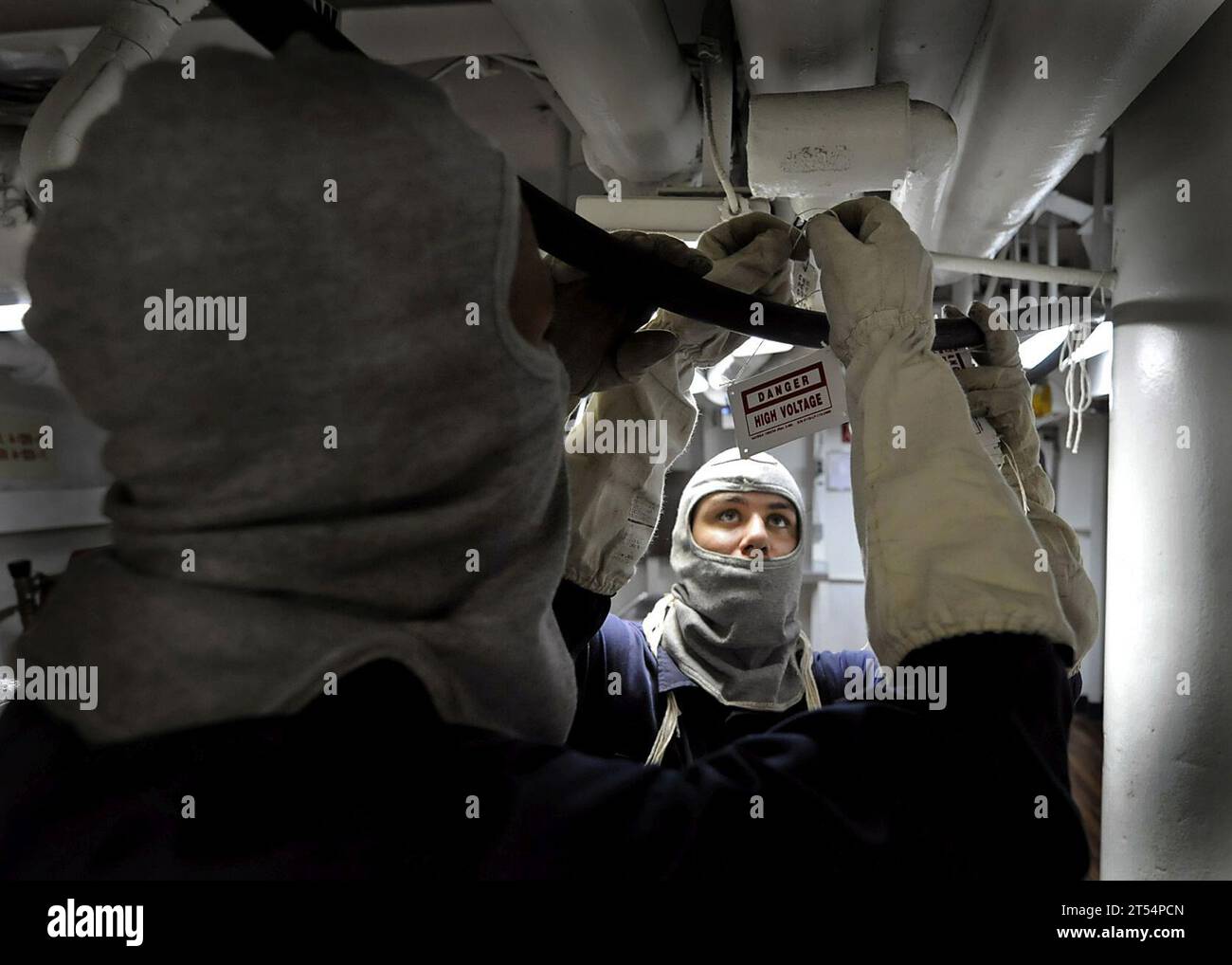 Drill, General Quarters, major conflag Stock Photo - Alamy