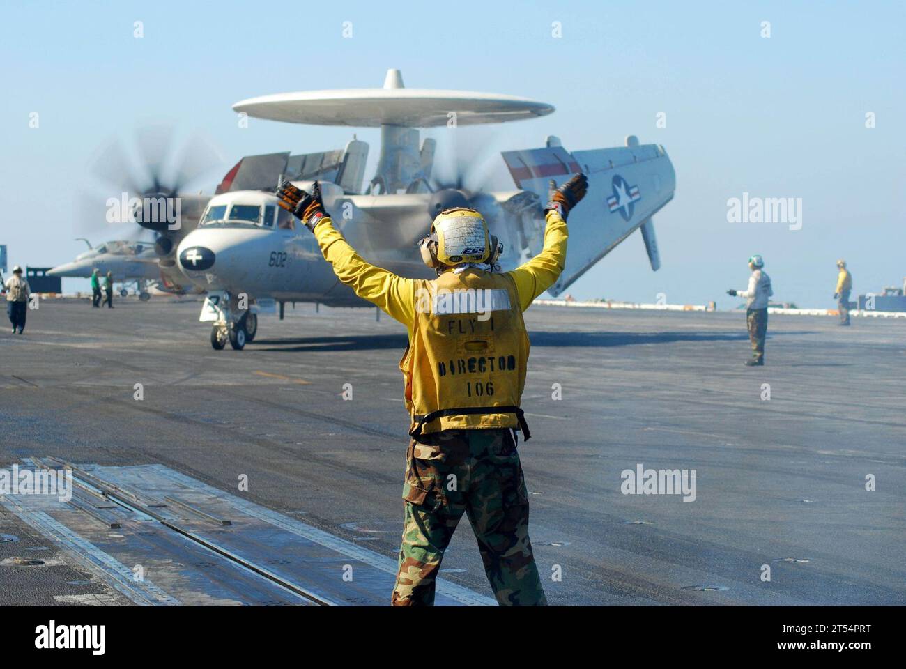 e2-c hawkeye, flight deck, North Arabian Sea, Sailor, U.S. navy , USS ...