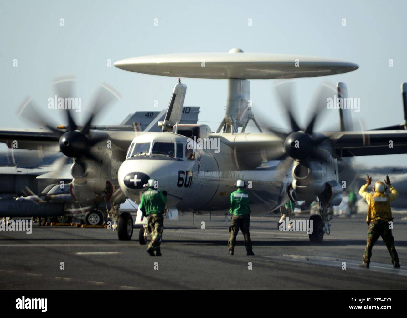E-2C Hawkeye, uss theodore roosevelt, vaw-124 Stock Photo - Alamy
