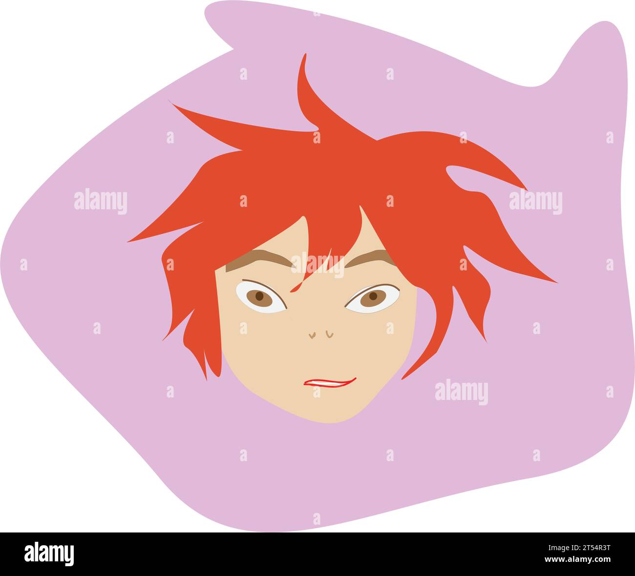 Ginger haired boy Stock Vector Images - Alamy