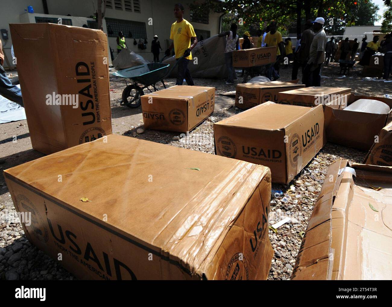 earthquake, Haiti, IOM, Operation Unified Response, shelter, U.S. navy ...