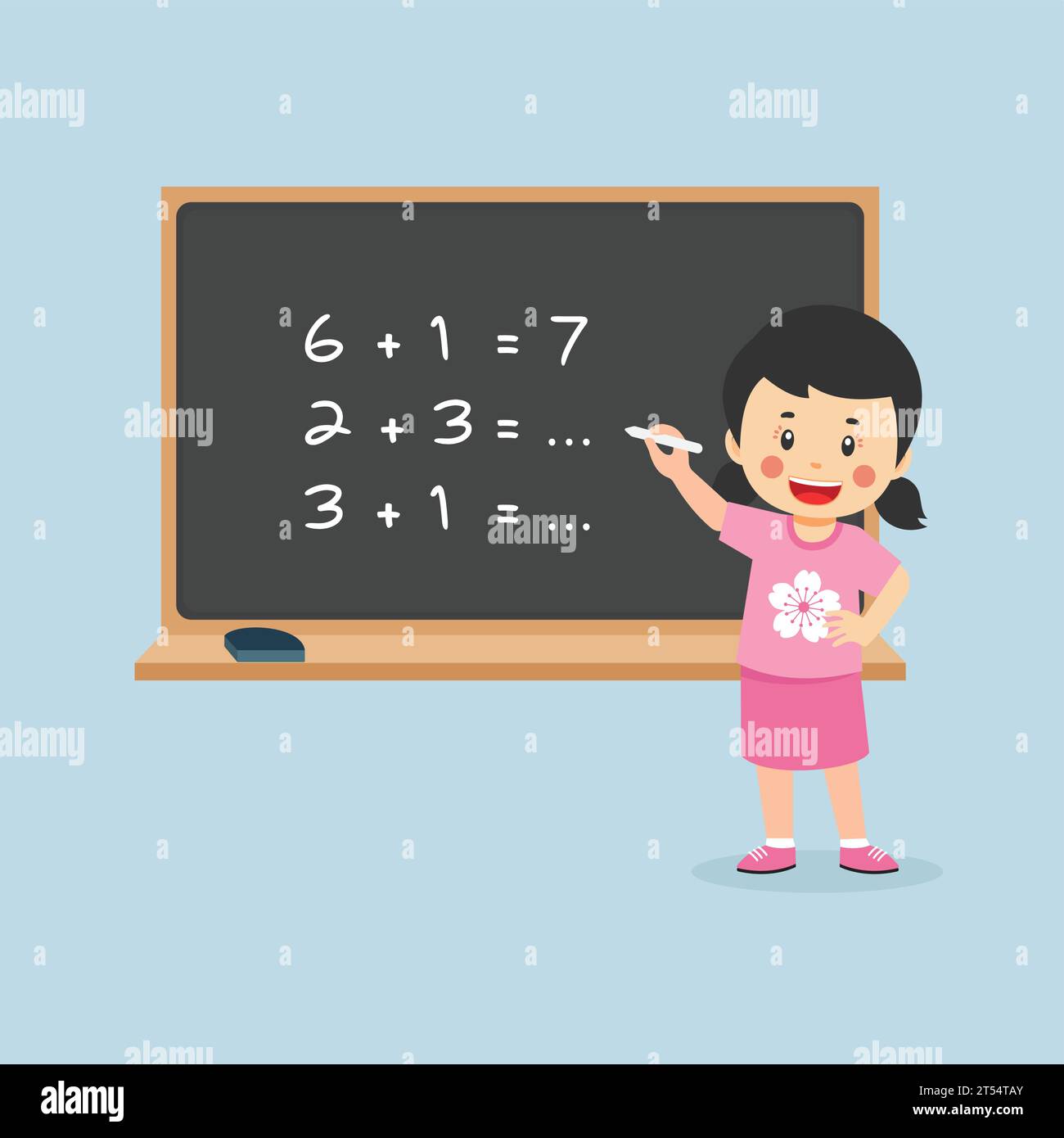 Child problem solving vector Stock Vector Images - Alamy