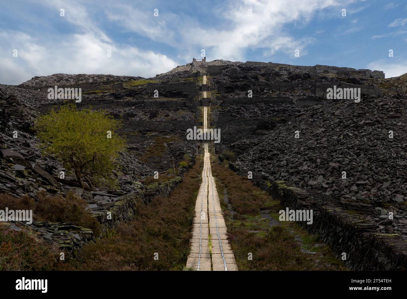 Dinorwic Slate Quarry is a former slate quarry in Wales, now a UNESCO ...