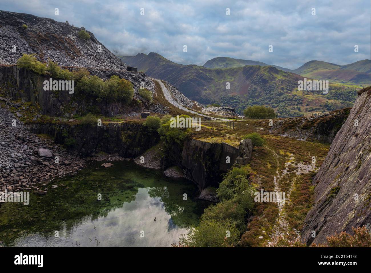 Dinorwic Slate Quarry is a former slate quarry in Wales, now a UNESCO ...
